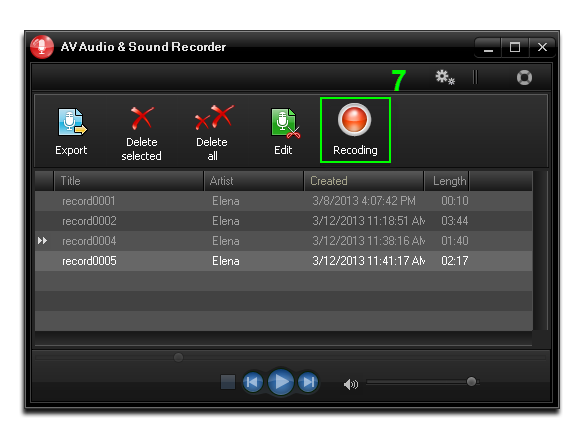 AV Audio & Sound Recorder – How to record audio (Windows XP ...