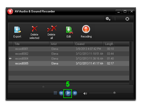 AV Audio & Sound Recorder – How to record audio (Windows XP ...