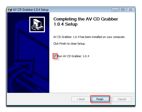AV CD Grabber - Installation guide - Audio4fun Support Center