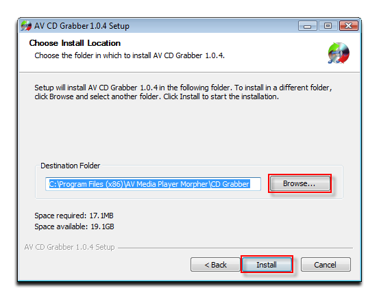 AV CD Grabber - Installation guide - Audio4fun Support Center