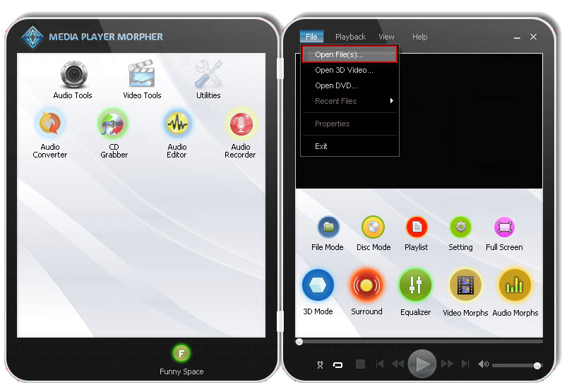 AV Media Player Morpher – How to apply visualization - Audio4fun ...